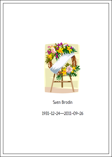 Begravning 2011-10-19 - Eva's enkla bloggande